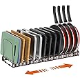 Amazon.com: Housolution Cutting Board Organizer Rack, Expandable Baking ...