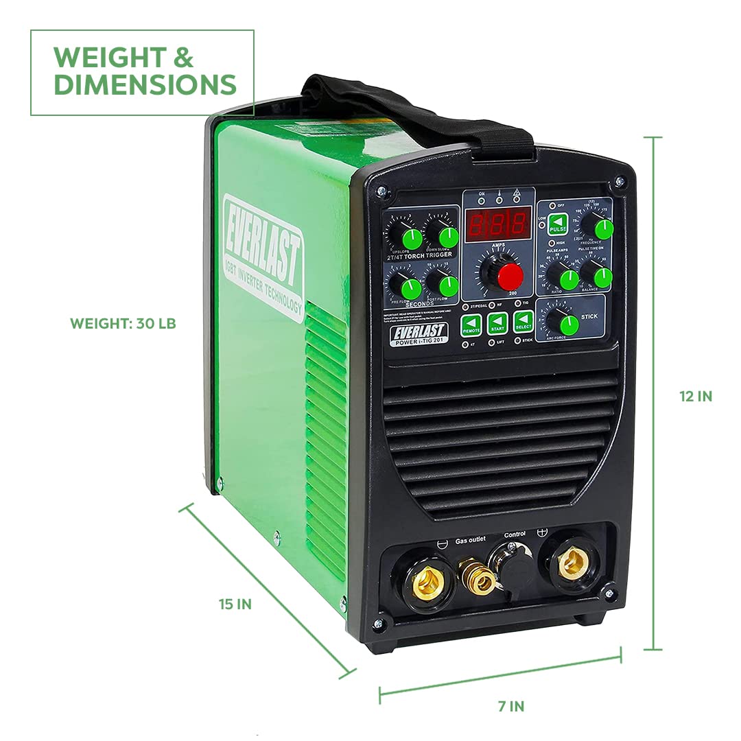 Mua Everlast Poweri-TIG 201 DC TIG Stick Welder 110v/220v dual voltage ...