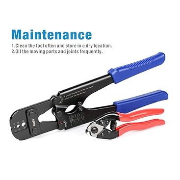Wire Rope Crimping Tool for Crimping Copper and Aluminum Oval Sleeves ...