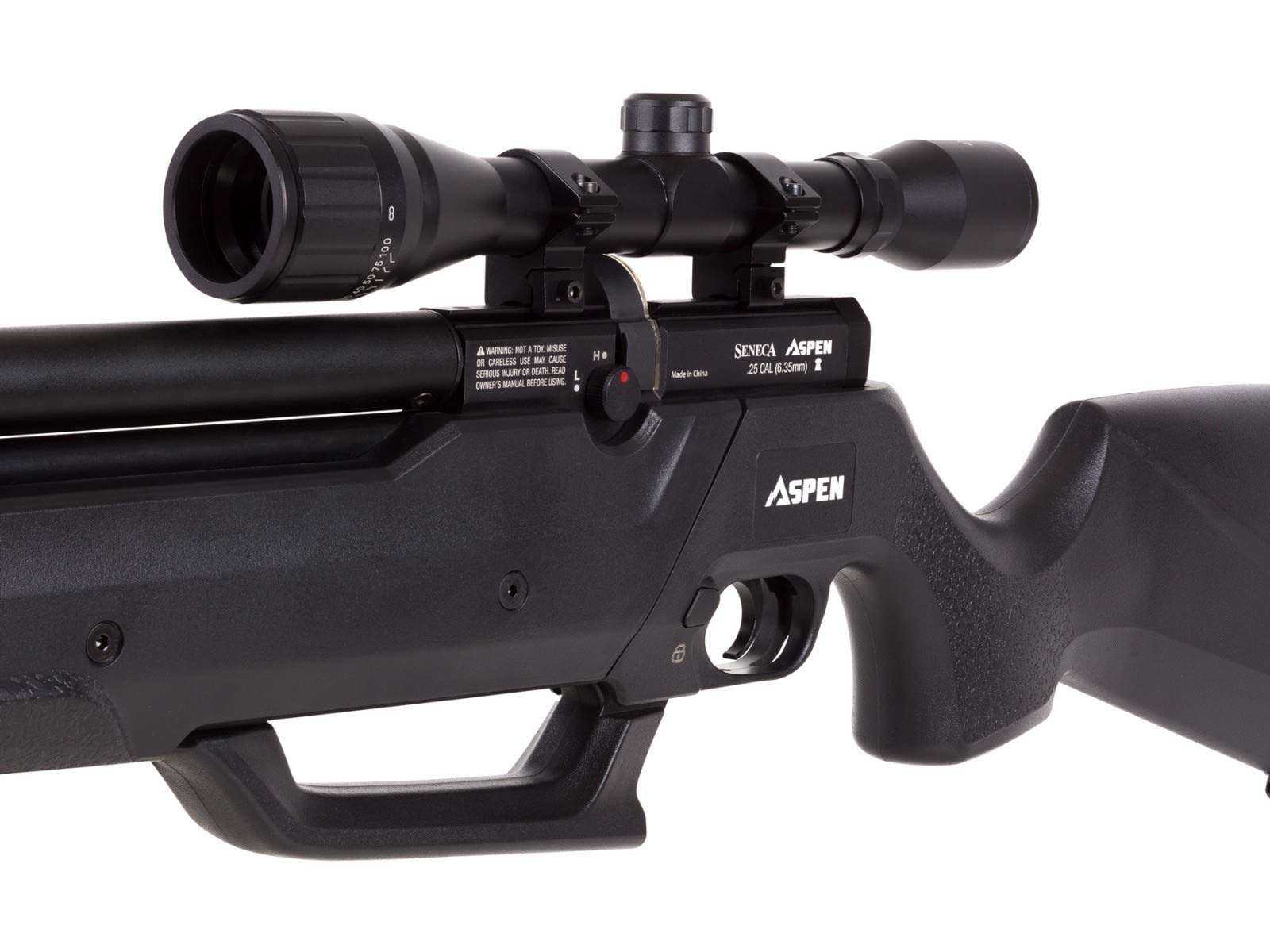 Rifle de aire PCP Seneca Aspen PCP con bomba múltiple (calibre 0,22)