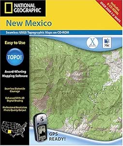 Amazon.com: National Geographic TOPO! New Mexico Map CD-ROM (Mac)