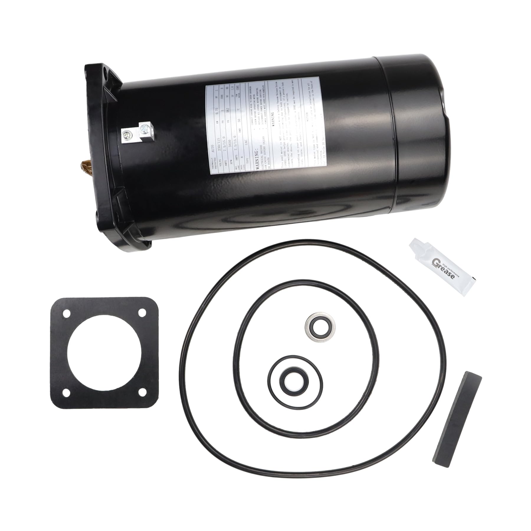 AIWGIW USQ1102 Swimming Pool Motor Kit for Sta-Rite Dyna-Glas 1HP ...