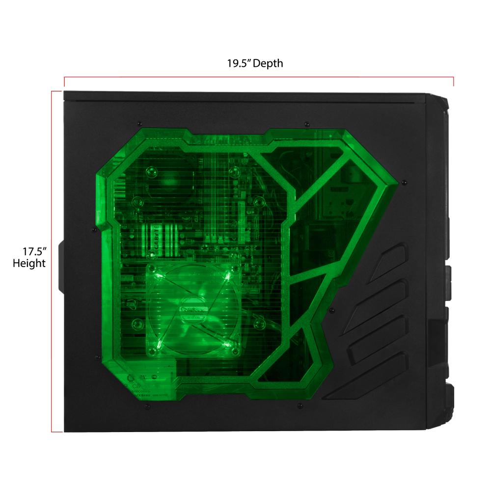 CybertronPC Borg-Q GM4213B Desktop PC (Green) : Amazon.ca: Electronics