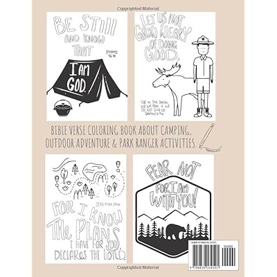 Buy Park Ranger Bible Verse Coloring Book: A Bible Verse Coloring Book ...