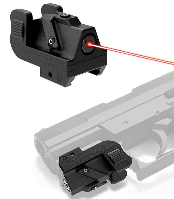 QR-Laser Red Gun Laser Sight Tactical Dot Picatinny Rail Mount for ...