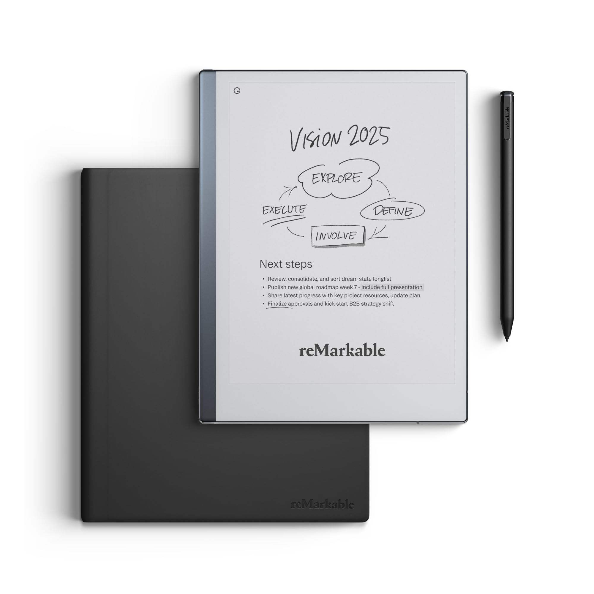 ReMarkable Essentials Bundle - Leather Folio | ReMarkable 2 Paper ...