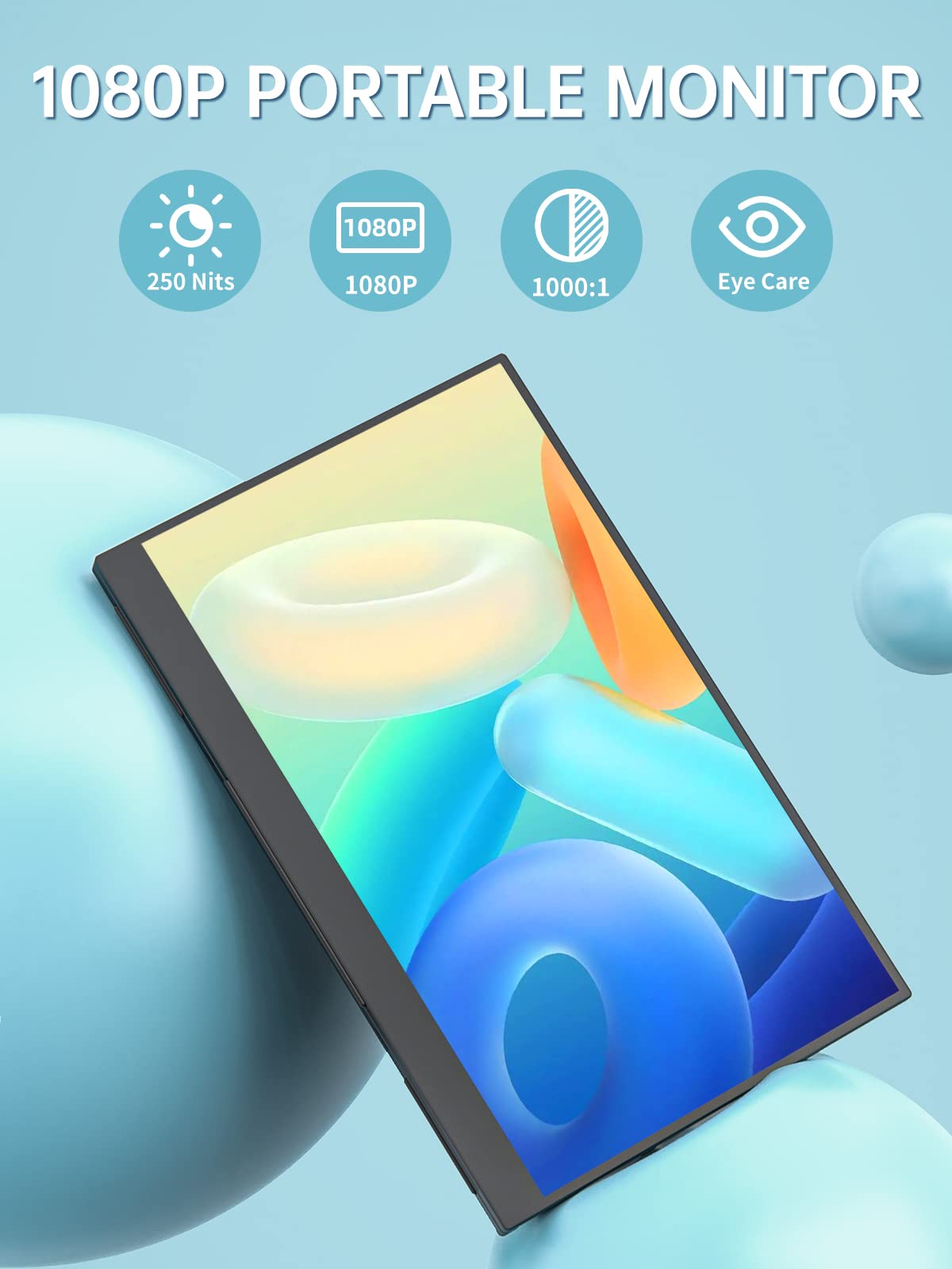 Mua cocopar Travel Monitor – Upgraded 15.6 Inch 1080P FHD HDR IPS Ultra ...