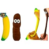 Amazon.com: JA-RU Stretchy Banana & Carrot Squishy Toys Stress Toys ...