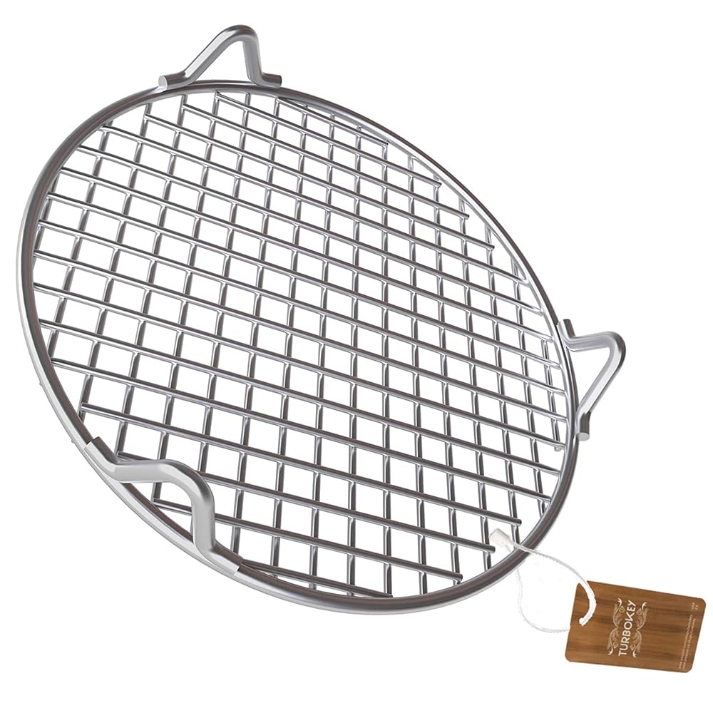 Turbokey BBQ Rack 304 Stainless Steel Rack with Legs 12 Inches Round ...