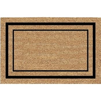 Amazon.com : Nach Plain Coir Doormat with Rubber Backing : Floor Mats ...