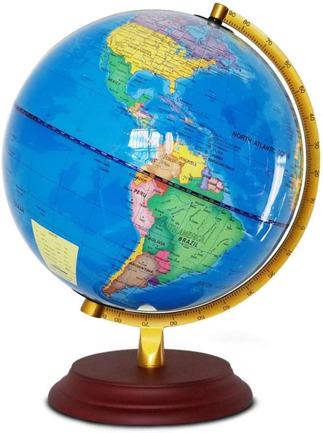 NBVCX Globo de decoración de Vida Globos del Mundo LED Globo del Mundo ...