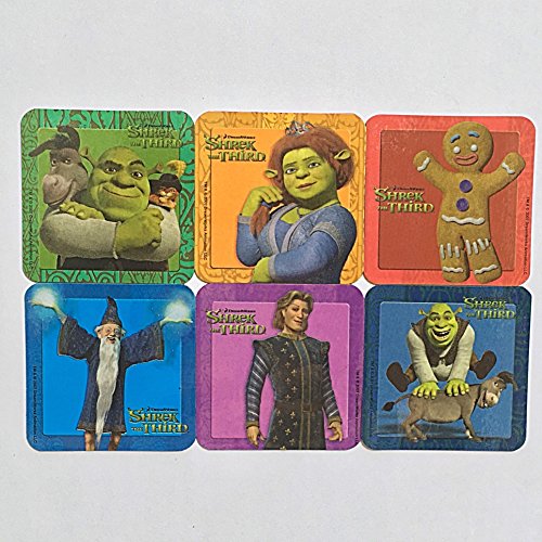 Shrek the Third 6 Refrigerator Magnets, Party Favors, Donkey - Want It All