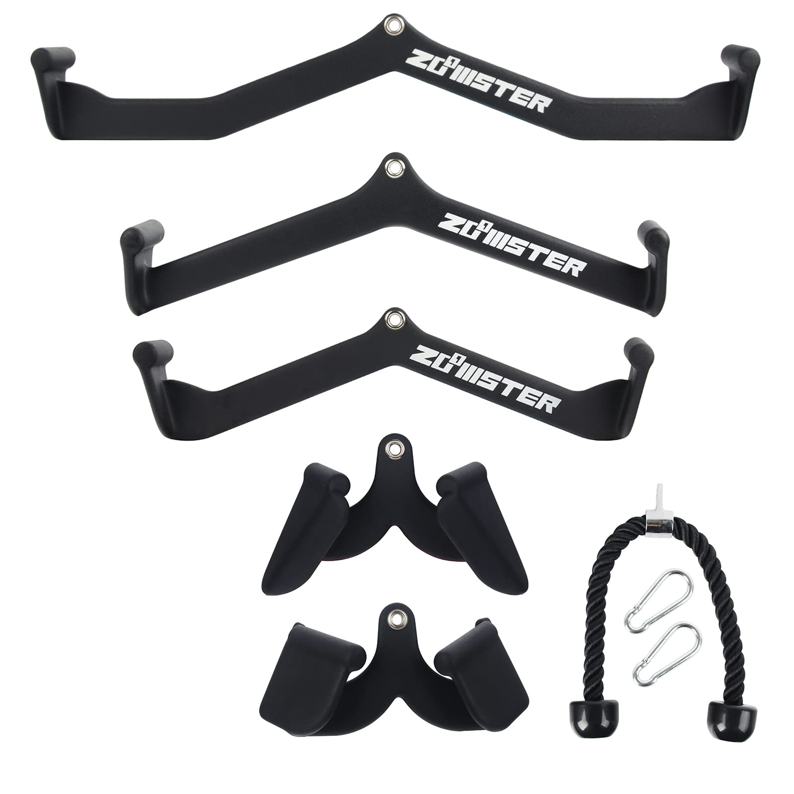 Mua Zoomster LAT Pulldown Bars Cable Machine Attachment, Rowing T-bar V ...