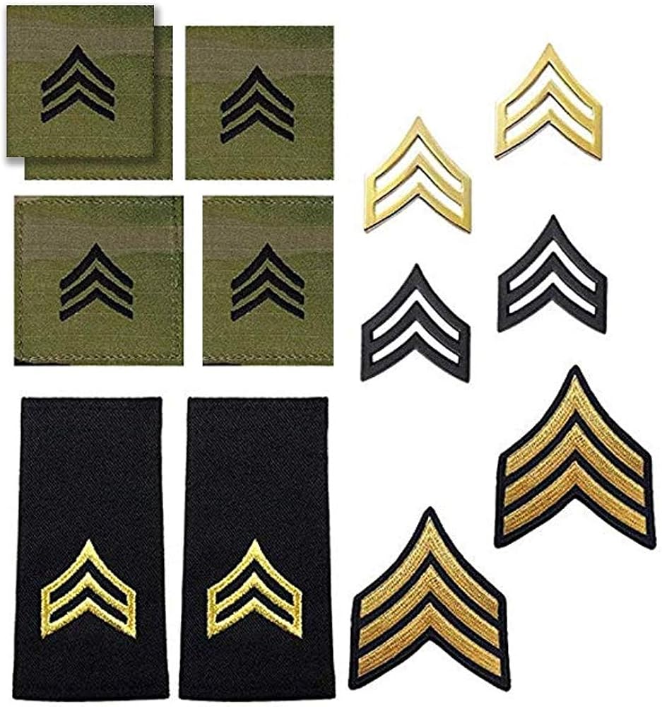 Amazon.com: US Army Sergeant Female Rank Bundle: Clothing