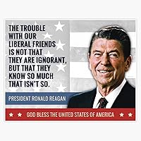 Amazon.com: President Ronald Reagan Quote Bumper Sticker Vinyl Decal 5 ...