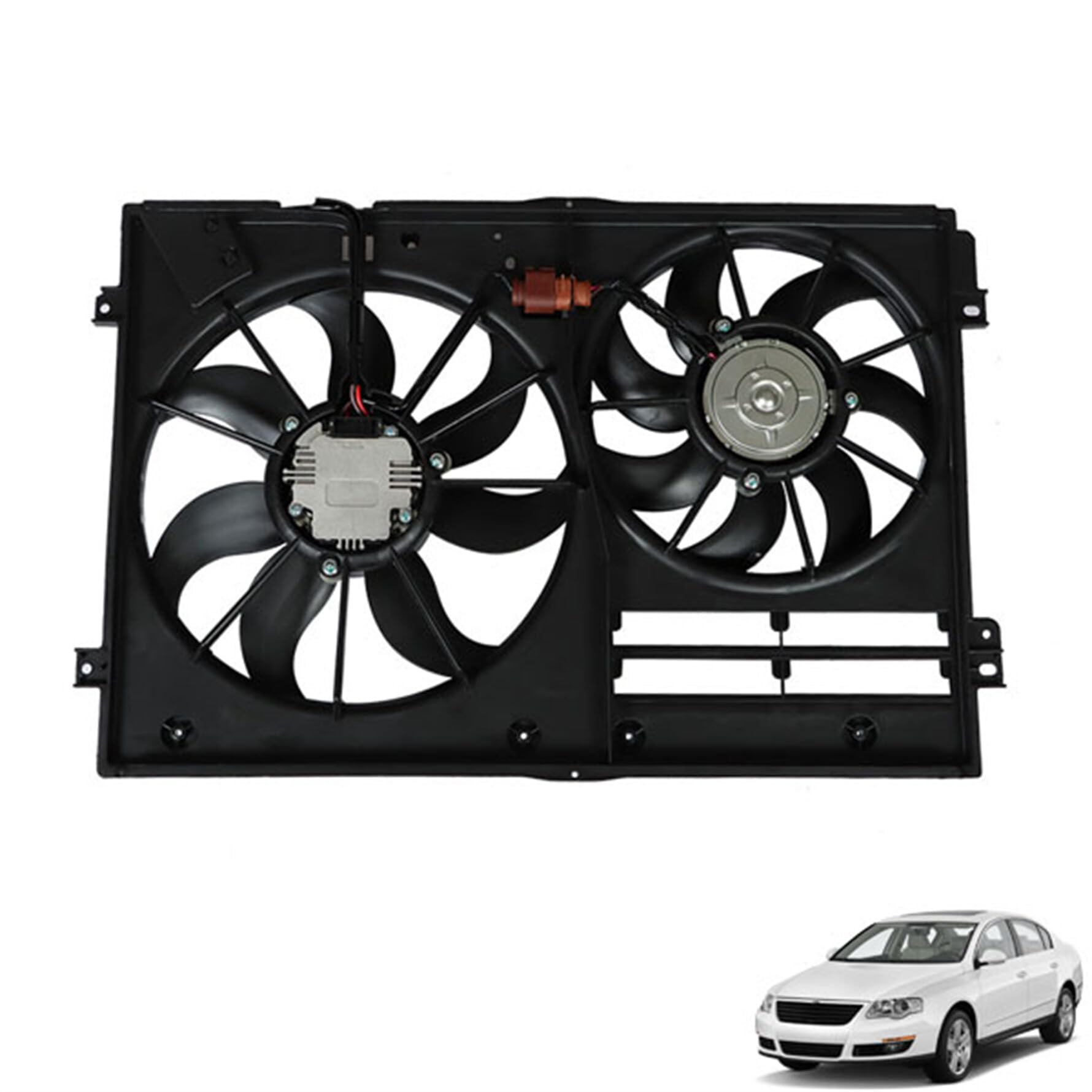 Radiator Cooling Fan Replacement for 2005-2015 Passat/Beetle/A3/CC/TT ...