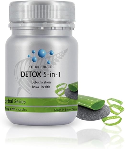 Amazon.com: Deep Blue Health Detox 5-in-1 (90 Caps) New Zealand: Health ...