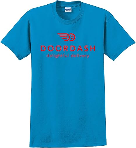Custom Teez Doordash T Shirt Door Dash Food Delivery Unisex Tee Shirts ...