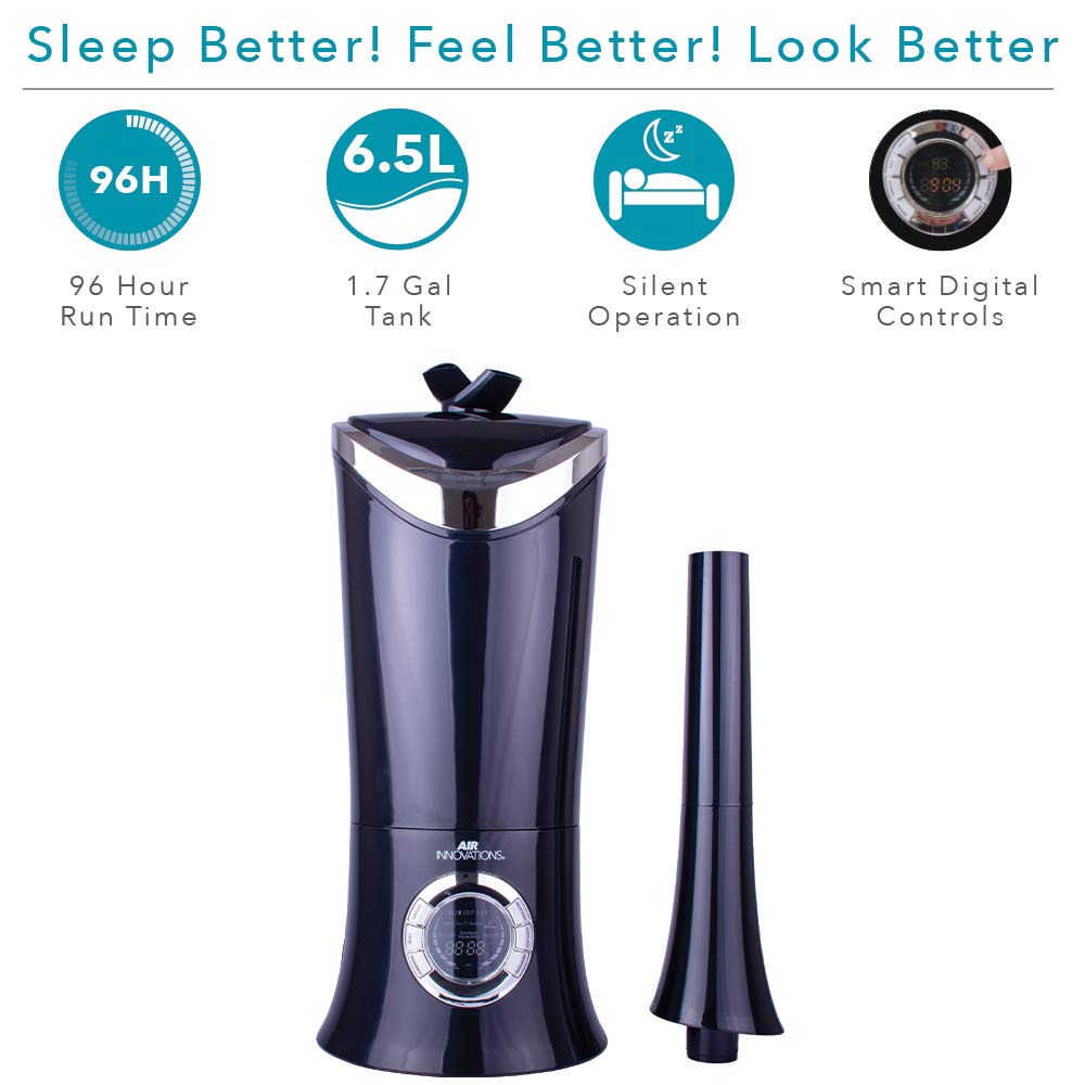 Air Innovations MH-701BA 1.7 Gal. Cool Mist Digital Humidifier for ...