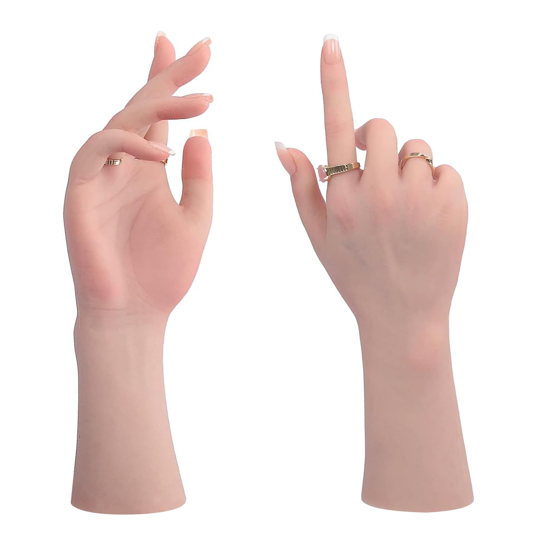 Mua YIQI Realistic Silicone Female Hand Mannequin Life Size Hand Model ...