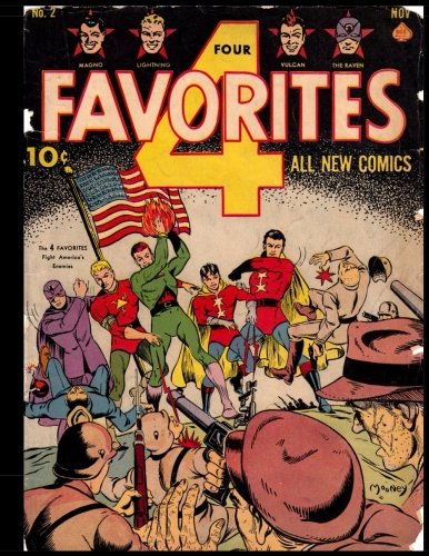 Four Favorites #2: Golden Age Superhero Comic 1941: Therrian, Kari A ...