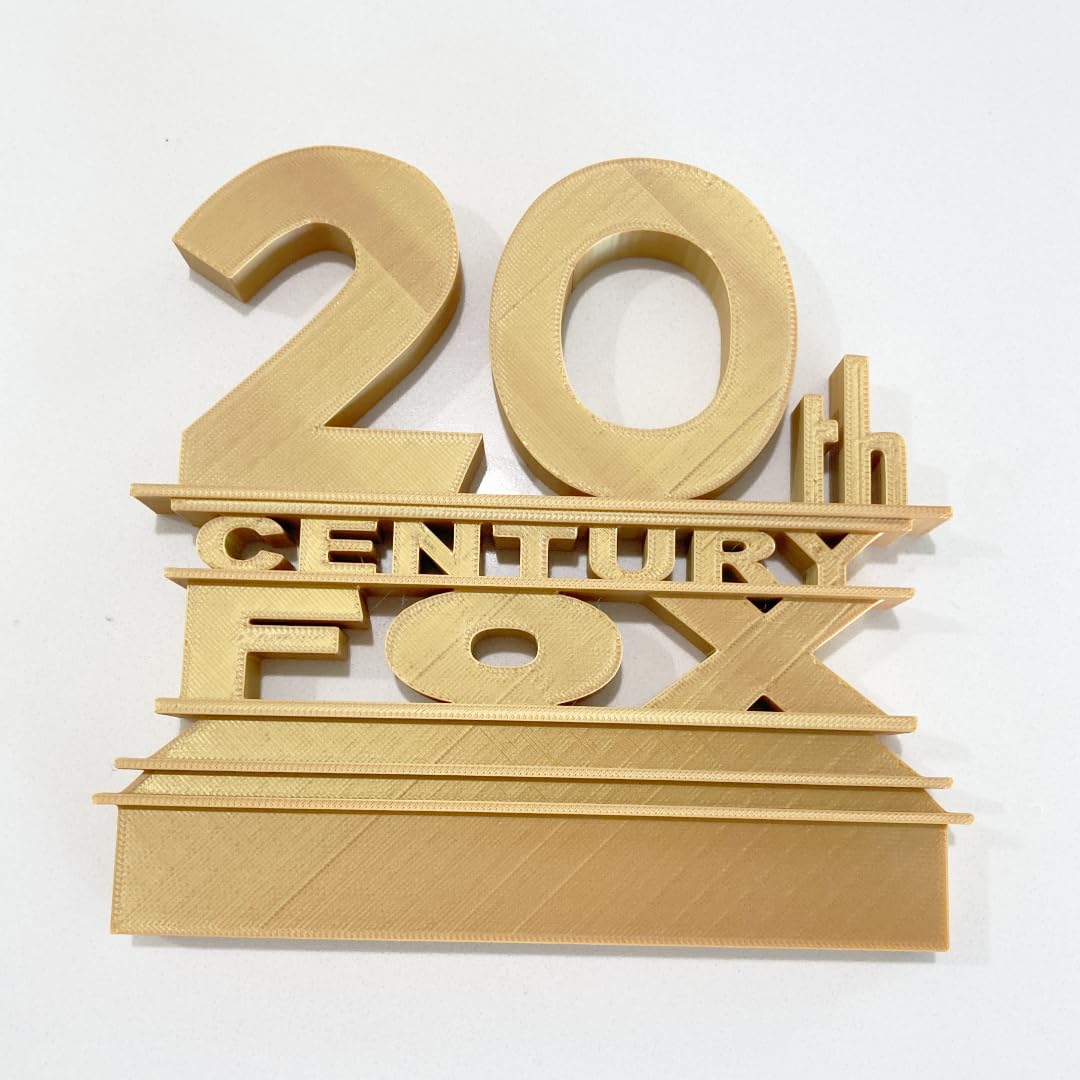 Mua 20th Century Fox Logo Toy Sign, Finished in High Detail Shiny Gold ...
