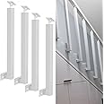 Amazon.com: White Side Mount Square Stair Baluster Posts- 270 ...