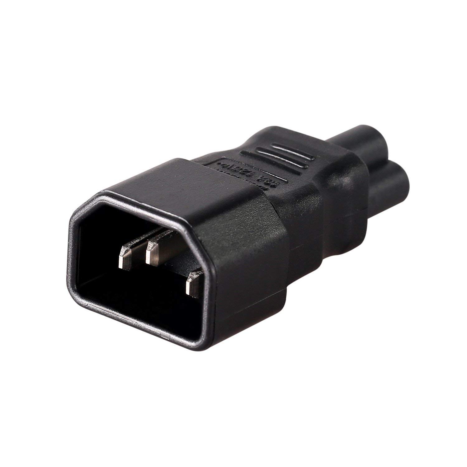 IEC C13/C14 to C5/C6 Kettle Lead to Mickey Mouse PC: Amazon.co.uk ...