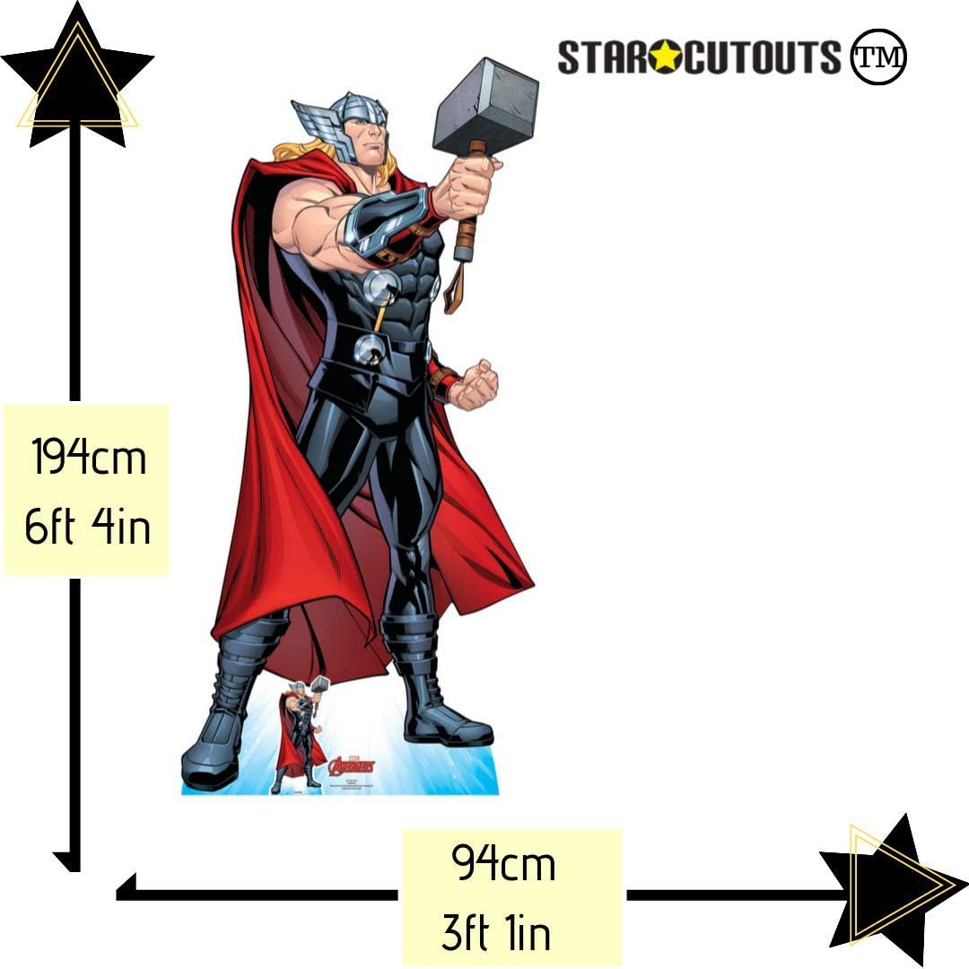 Star Cutouts SC1602 Ltd Thor Mjolnir’s Might Lifesize Cardboard Cutout ...