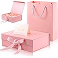 Amazon.com: Luxury Present Box with Lids and Changeable Ribbon, Paper ...