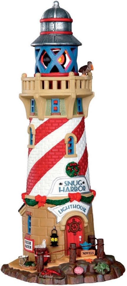 Amazon.com: Lemax Porcelain Lighted House Village Snug Harbor ...