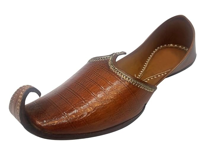 Step n Style Men Handmade-Shoes Traditional-Leather-Khussa Punjabi ...