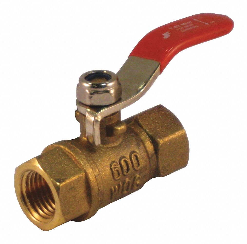 Brass Ball Valve Inline 1/4": Amazon.com: Industrial & Scientific