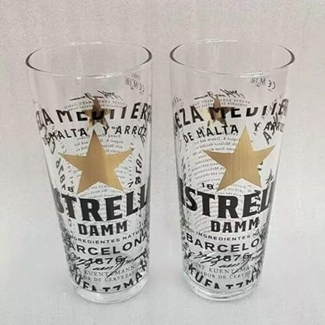 Estrella Damm Pint Glasses CE 20OZ / 568ML (Set of 2)"Limited Release ...