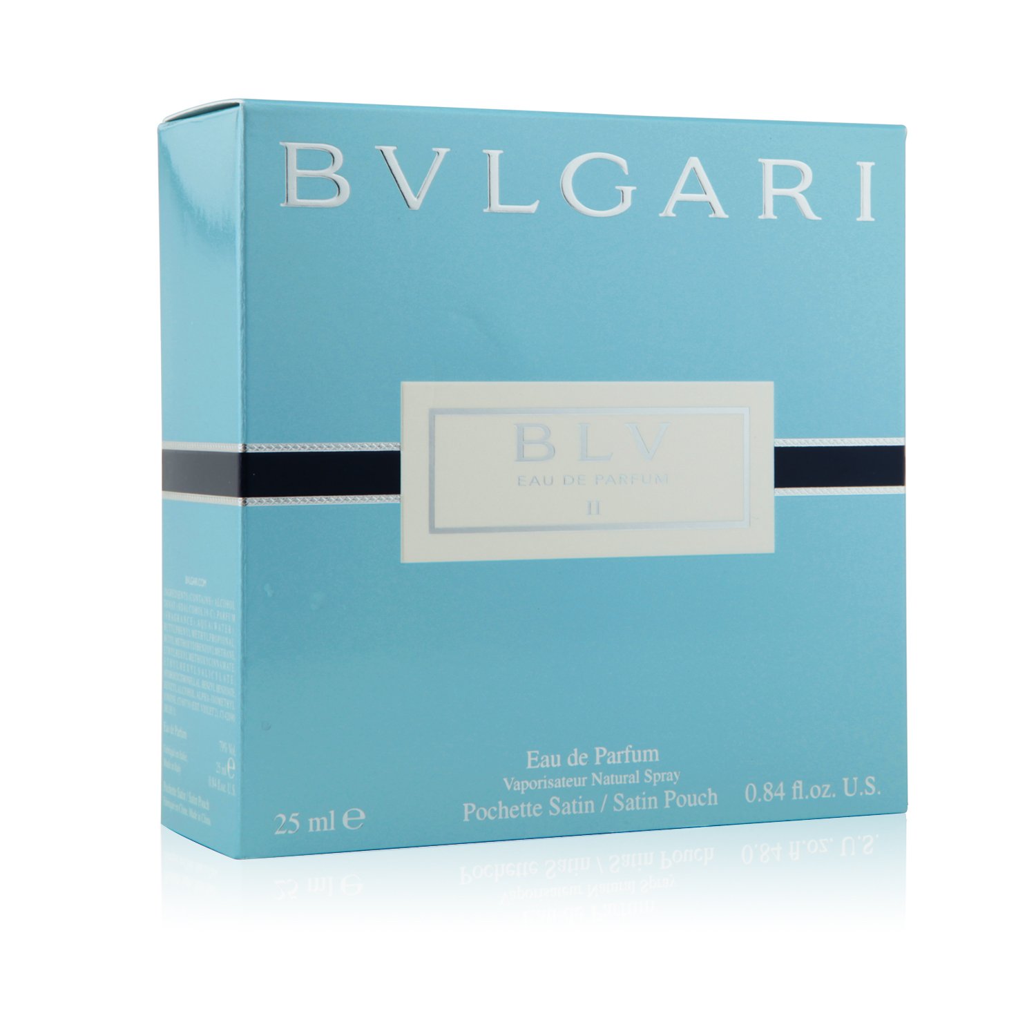 Bvlgari BLV II Eau De Parfum Spray For Women With Satin Pouch, 0.84 ...