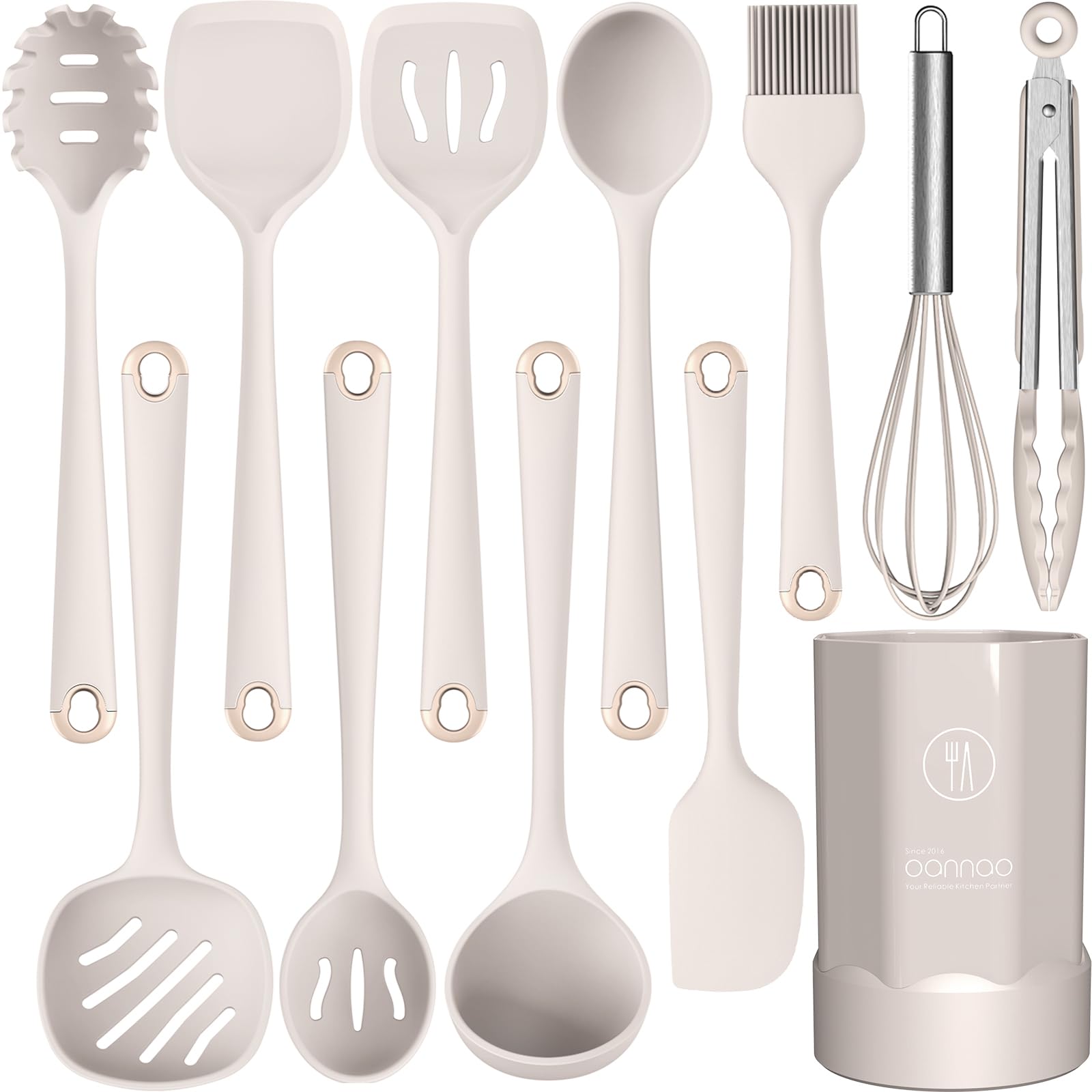 Silicone Cooking Utensils Set - Heat Resistant All Clad Silicone ...