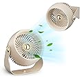 Amazon.com: CIVPOWER Air Circulator Desk Fan: Rechargeable Fan with ...