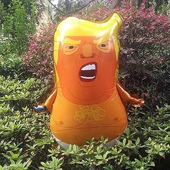 Amazon.com: AM I A Baby Trump Baby Party Balloons Balloon Mini Size ...