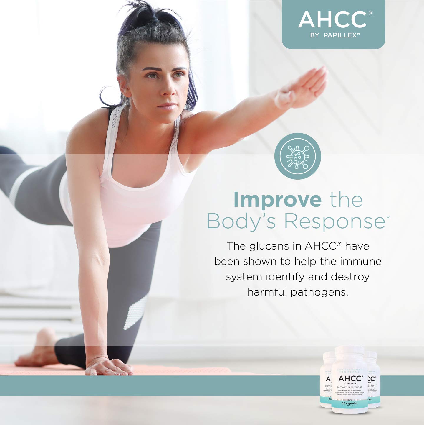 Papillex AHCC Supplement - Maximum Strength - Natural Immune Support ...