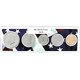 2016-5 Coin Birth Year Set in American Flag Holder Uncirculated at ...