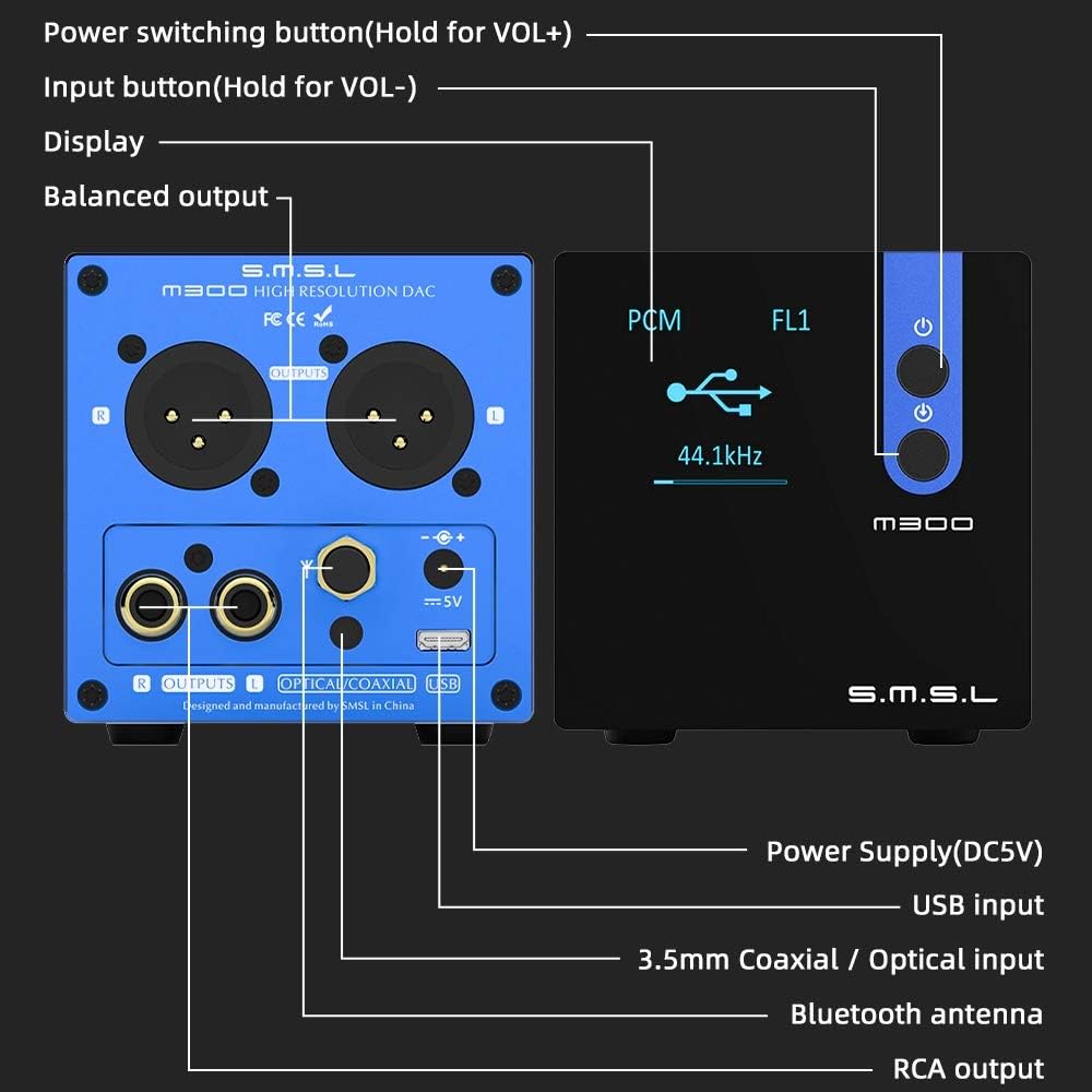 SMSL M300 MKII DAC Uses AKM’s Flagship Audio Decoding Chip AK4497 ...