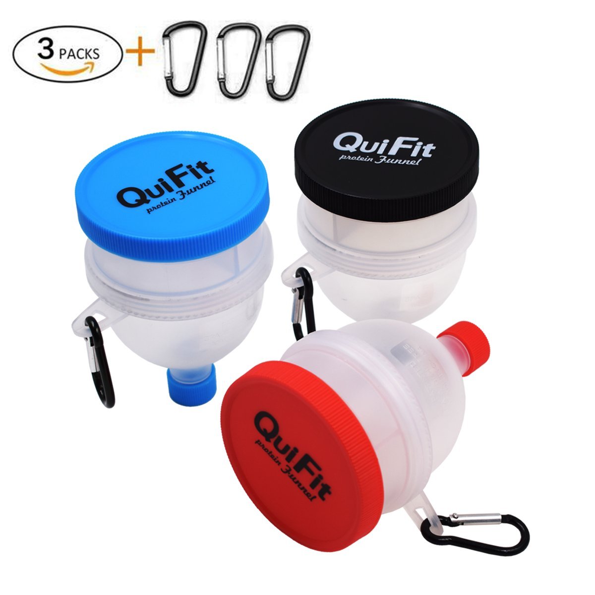 Amazon.com: Nutribomb Fill N Go Funnel Variety Pack - Supplement Funnel ...