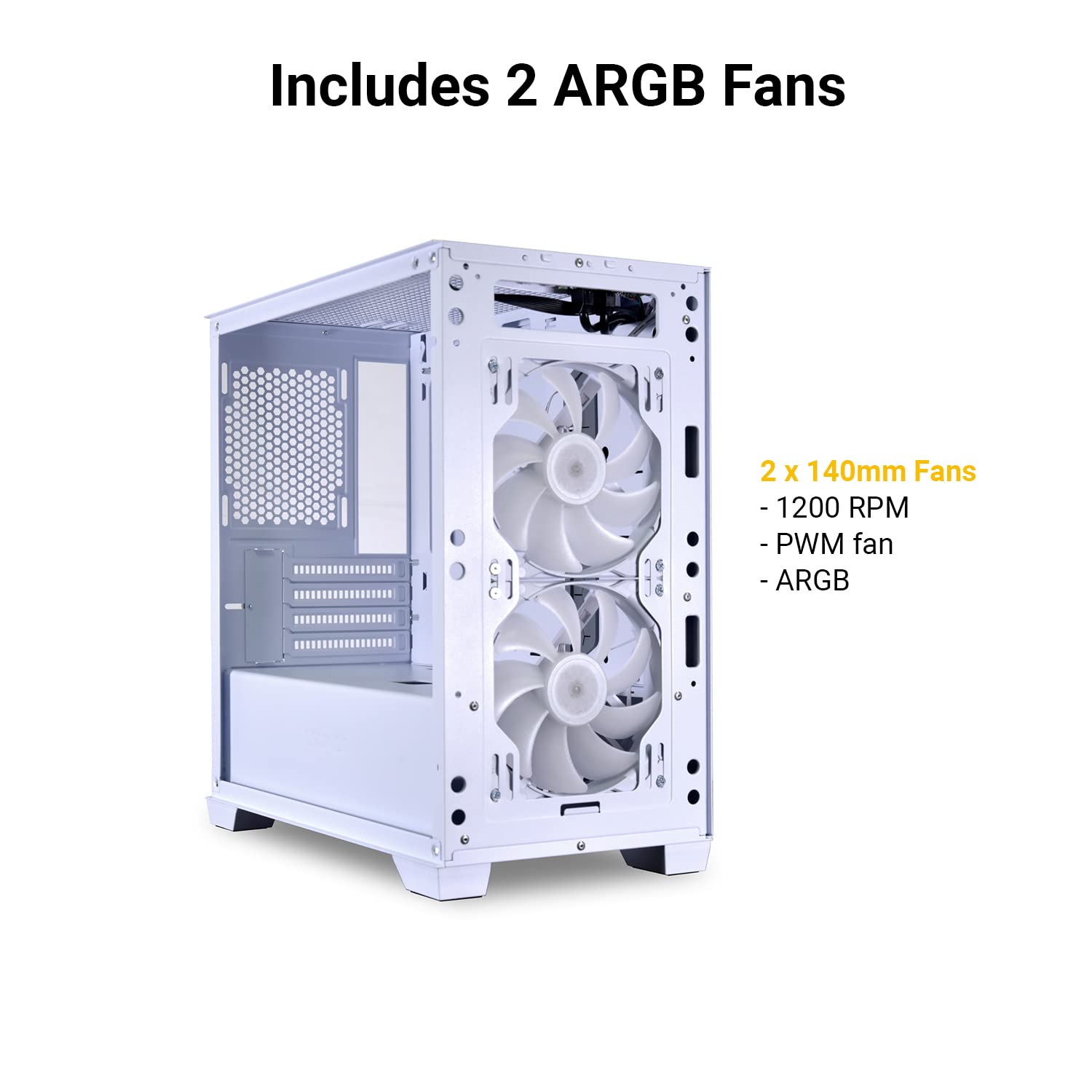 Mua High Airflow Micro ATX PC Case, RGB Gaming Computer Case, Mesh ...