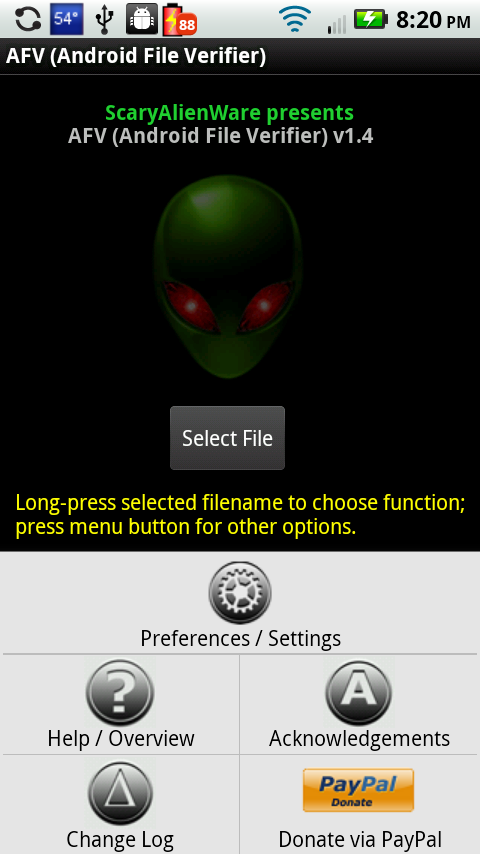 AFV (Android File Verifier):Amazon.com:Appstore for Android