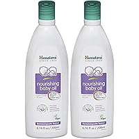Amazon.com : Himalaya Nourishing Baby Oil, Light & Non-Greasy for a ...