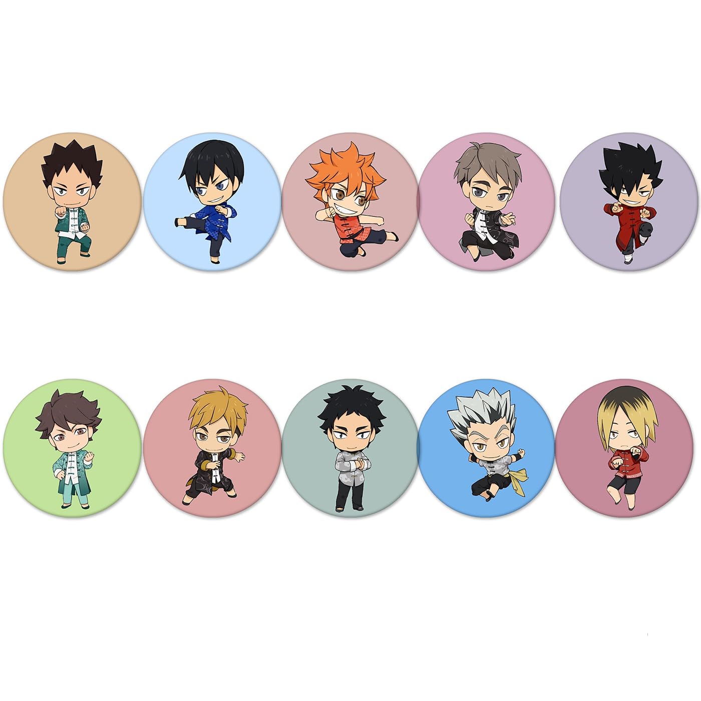 Mua Haikyu Badge, Shoyo Hinata, Tobio, Kageyama, Toru Oikawa ...