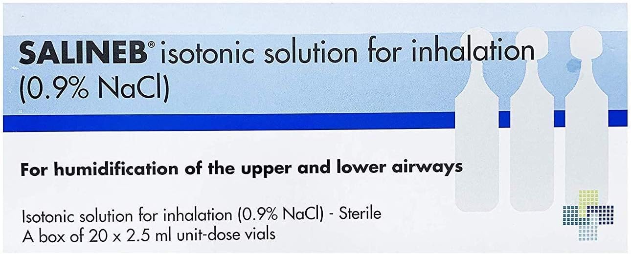 Isotonic 0.9% Sodium Chloride NaCl Inhalation Saline Solution ...