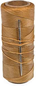 Amazon.com : Waxed Sail Twine Kit with Needle (2 OZ) - Brown - Whipping ...