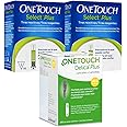 Onetouch Paquete 100 Tiras Select Plus Y 100 Lancetas Delica : Amazon ...