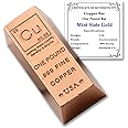 Amazon.com: 1 Pound Copper Bar Ingot Paperweight - 999 Pure Chemistry ...